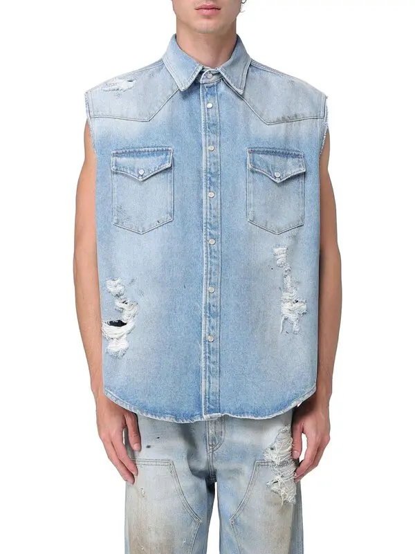MAISON MARGIELA Shirt - Gnawed Blue
