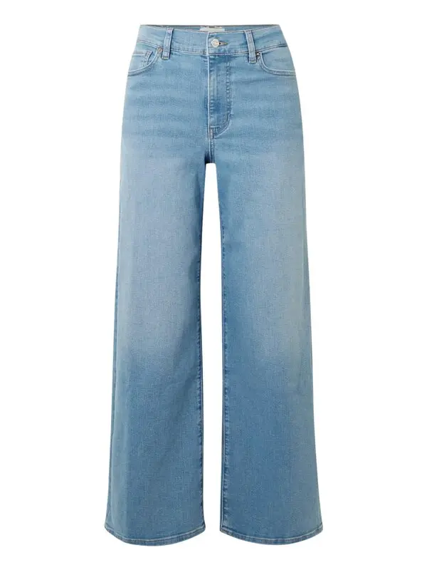 FRAME Le Slim Palazzo Mid-rise Jeans - Blue