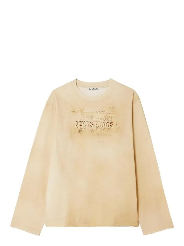 Acne Studios Cotton-jersey T-shirt - Neutrals