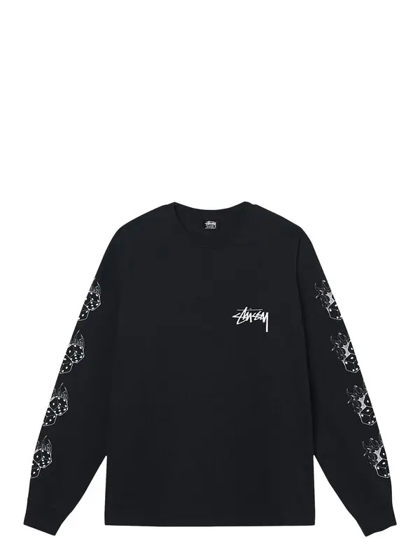 StÜssy Fire Dice Long-sleeve Tee - Black