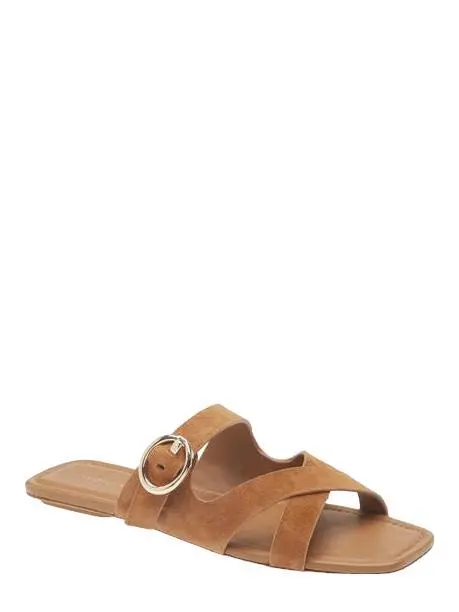 STUART WEITZMAN Villa Slide Sandal - Doe