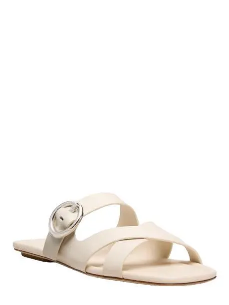 STUART WEITZMAN Villa Slide Sandal - Linen