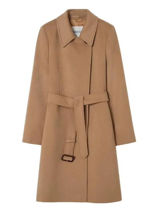 Burberry Cashmere Coat - Camel Melange
