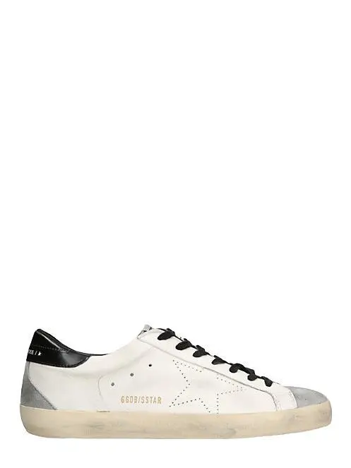 GOLDEN GOOSE Super Star Leather Low-top Trainers - Blk/white