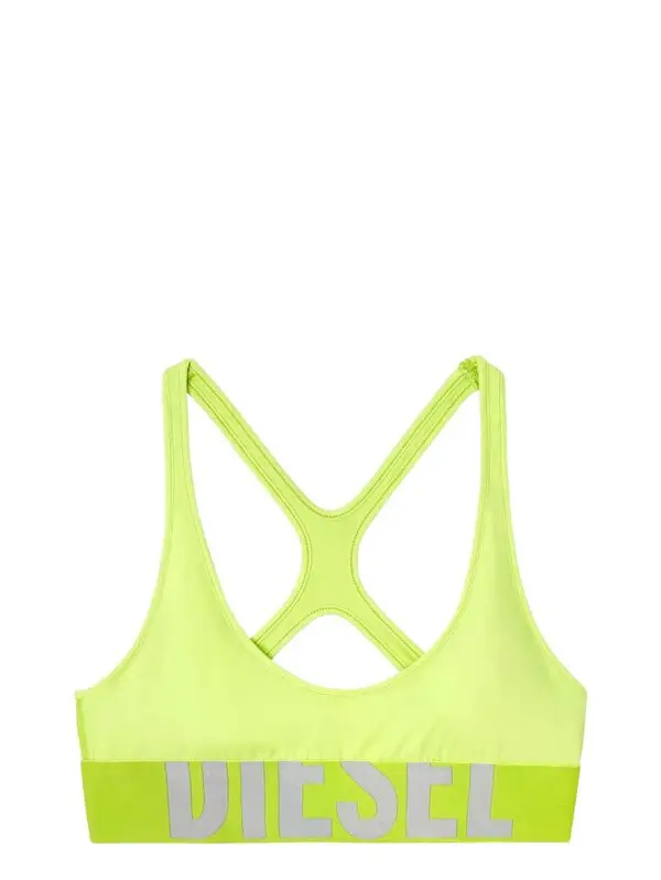 DIESEL® Allison Cross-back Sports Bra - Green