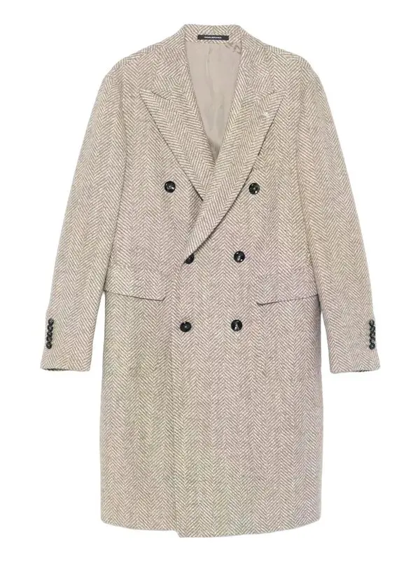 Tagliatore Double-breasted Coat - Neutrals