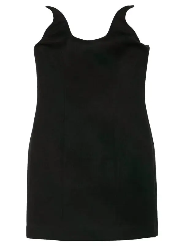 Coperni X Disney Horn Mini Dress - Black