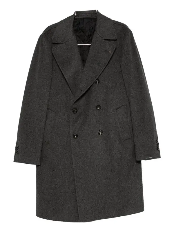 Tagliatore Double-breasted Wool Coat - Grey