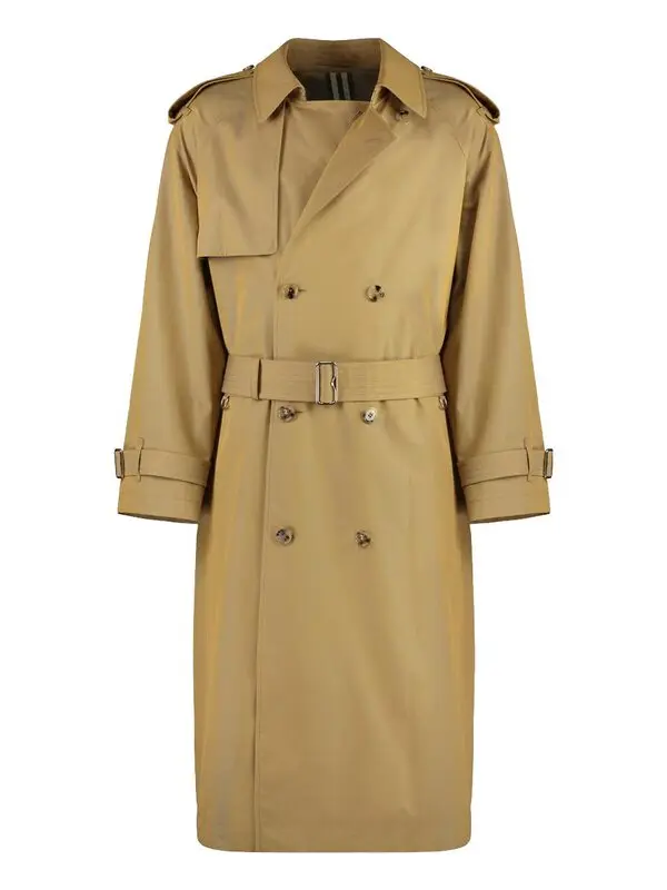 Burberry Gabardine Trench Coat - Beige