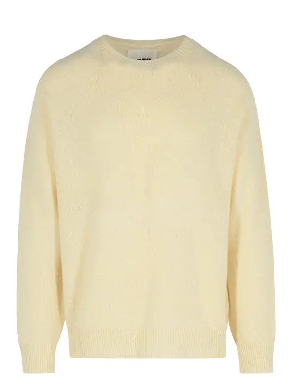 JIL SANDER Virgin Wool-cashmere Sweater - Beige