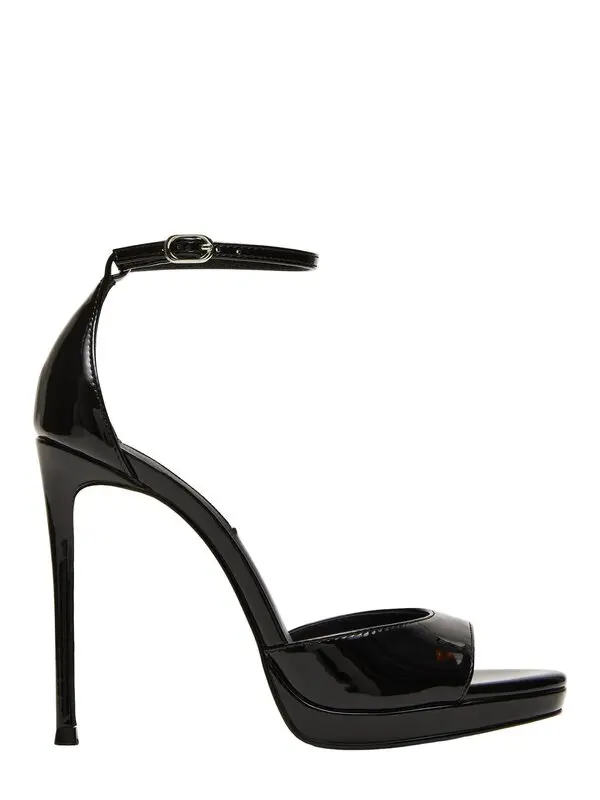 Steve Madden Wiley Stiletto Heels - Black Patent