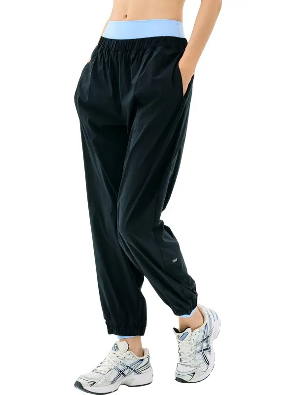 Splits59 Woven Nylon Jogger - Black