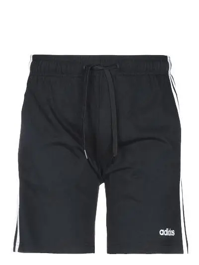 Adidas Cotton-blend Bermuda Shorts - Black