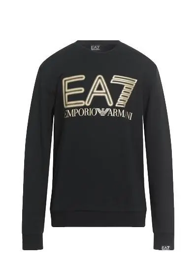 EA7 Cotton Sweatshirt - Black