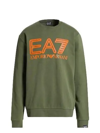 EA7 Cotton Military Sweatshirt - Green
