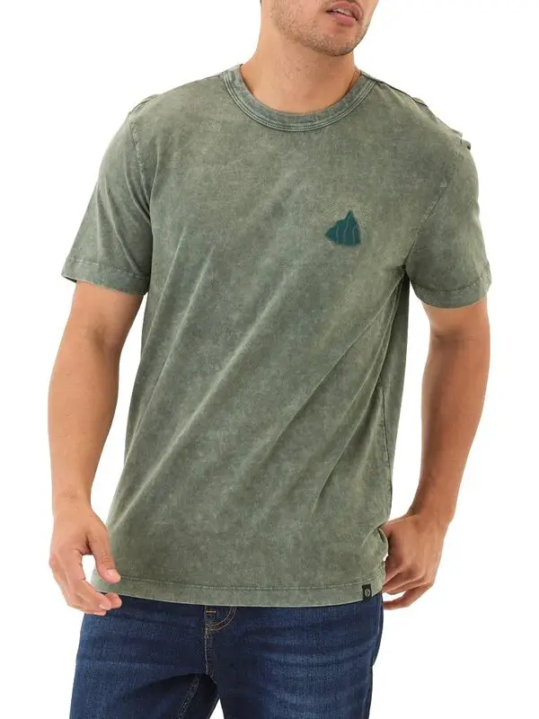 THREADS 4 THOUGHT Sunray Peak Washed Graphic T-shirt - Seagrass