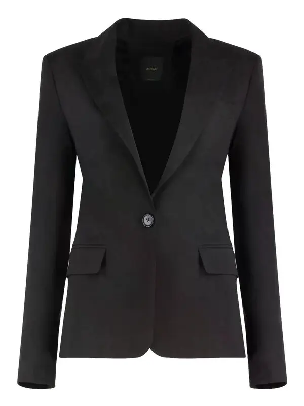 Pinko Cut-out Blazer - Black
