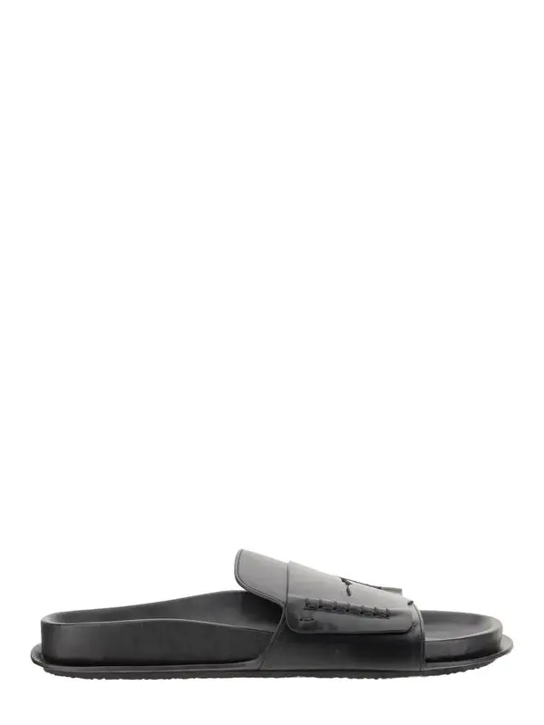 Jacquemus Leather Sandals - Black