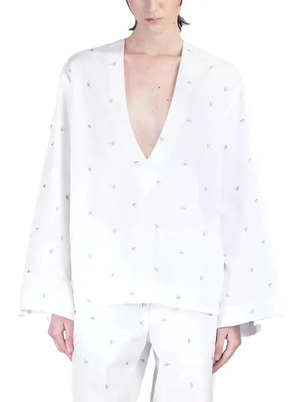 Attico Poplin Blouse - White