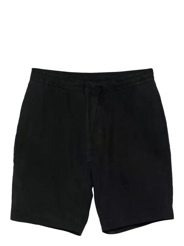 Officine Générale Cotton Track Shorts - Black