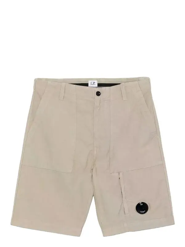 C.P. COMPANY Lens-detail Cargo Shorts - Neutrals
