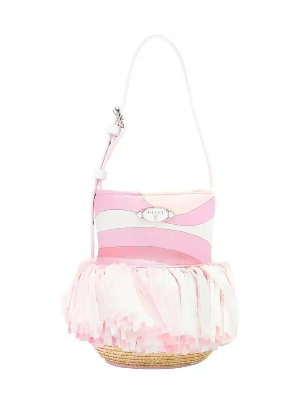 Emilio Pucci Silk Bucket Bag - Pink