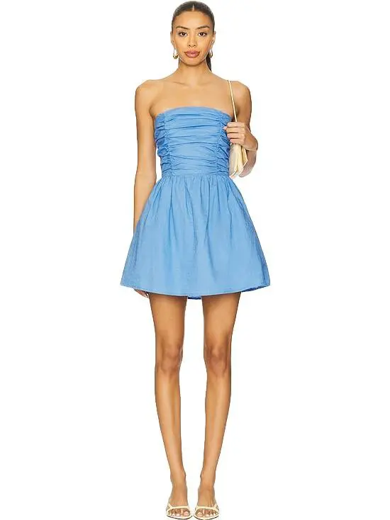 MORE TO COME Robin Mini Dress - Blue