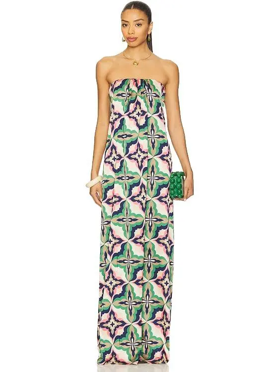 Misa Divina Maxi Dress - Prismatic Tile