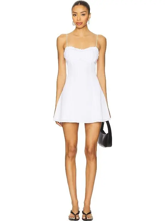 MORE TO COME Hannah Mini Dress - White