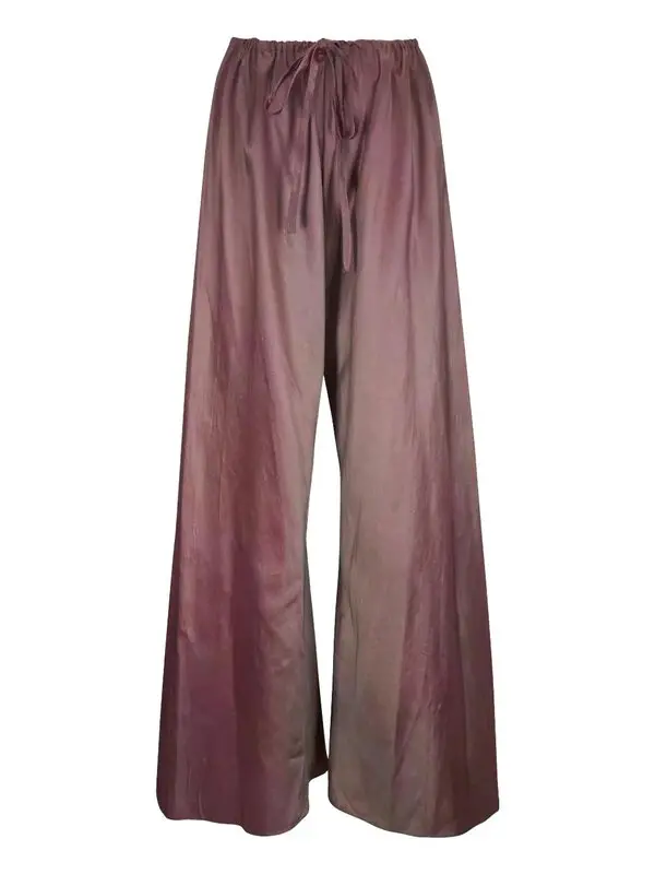PETER COHEN Silk Trousers - Red