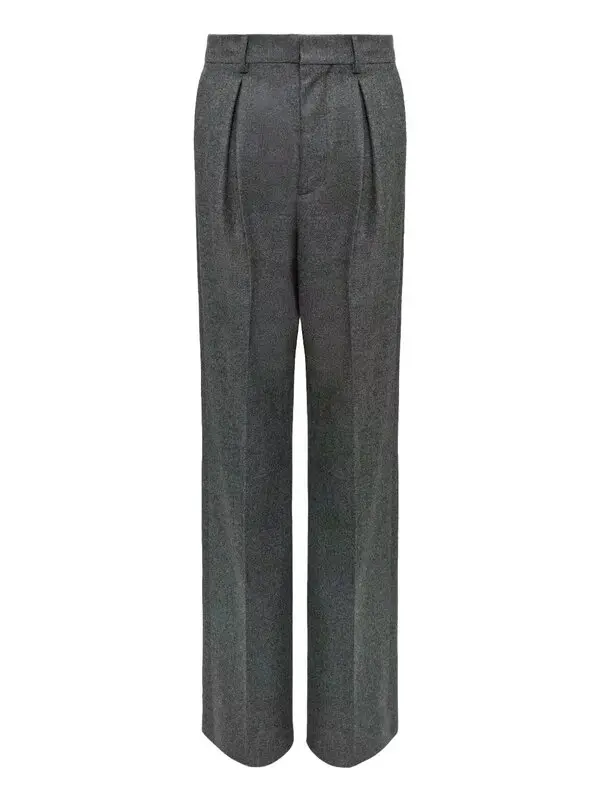 MAISON MARGIELA Virgin Wool Trousers - Grey