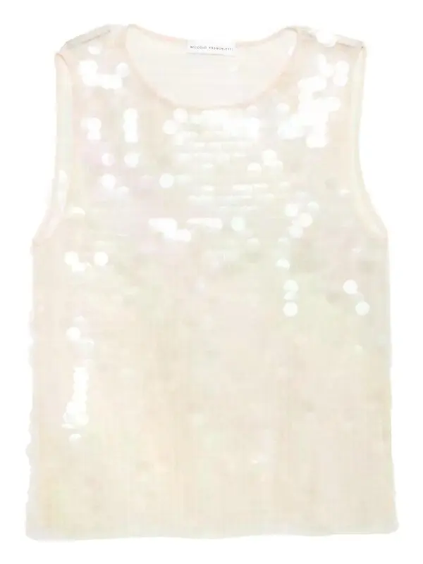 NICCOLO PASQUALETTI Carta Tank Top - White