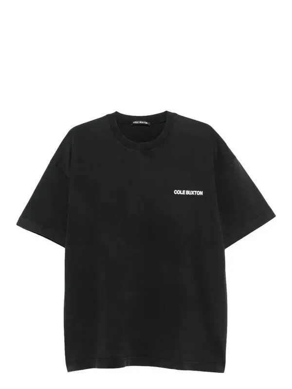 COLE BUXTON Cotton T-shirt - Black