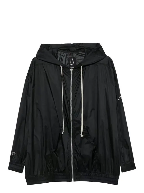 Rick Owens Logo-patch Jacket - Black