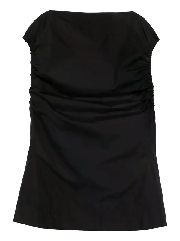 TOTEME Gathered Top - Black