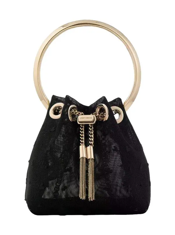 JIMMY CHOO Mini Bon Bon Crossbody Bag - Black