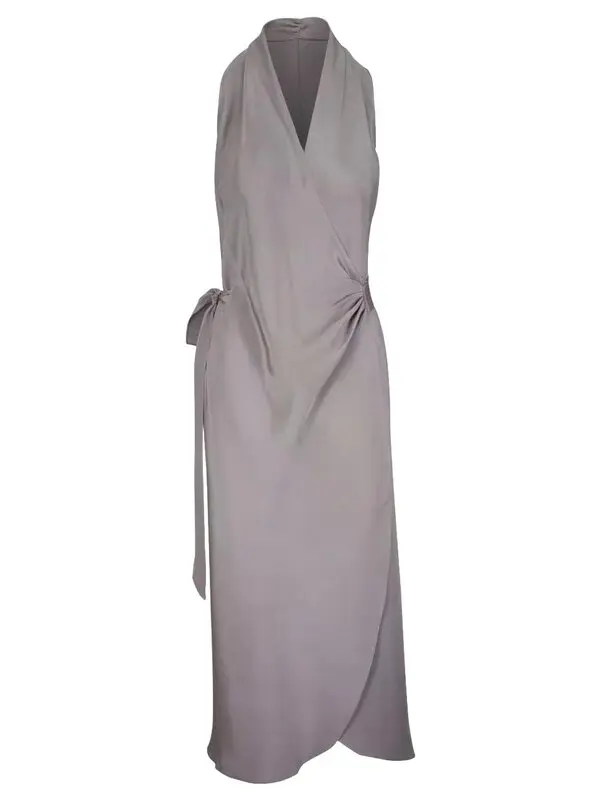 PETER COHEN Wrap Dress - Grey