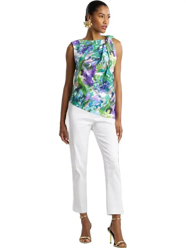 Natori Ayame Origami Top - Multi