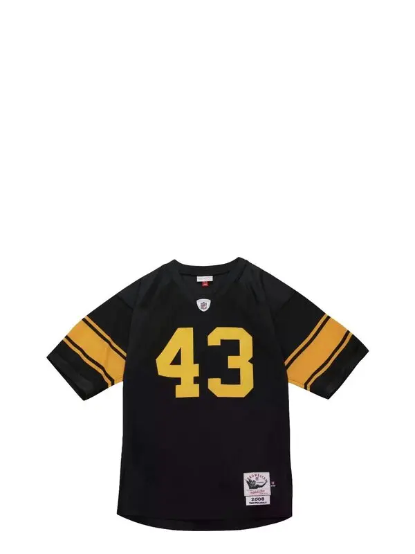 Mitchell & Ness Troy Polamalu Nfl Pittsburgh Steelers 2008 T-shirt - Black
