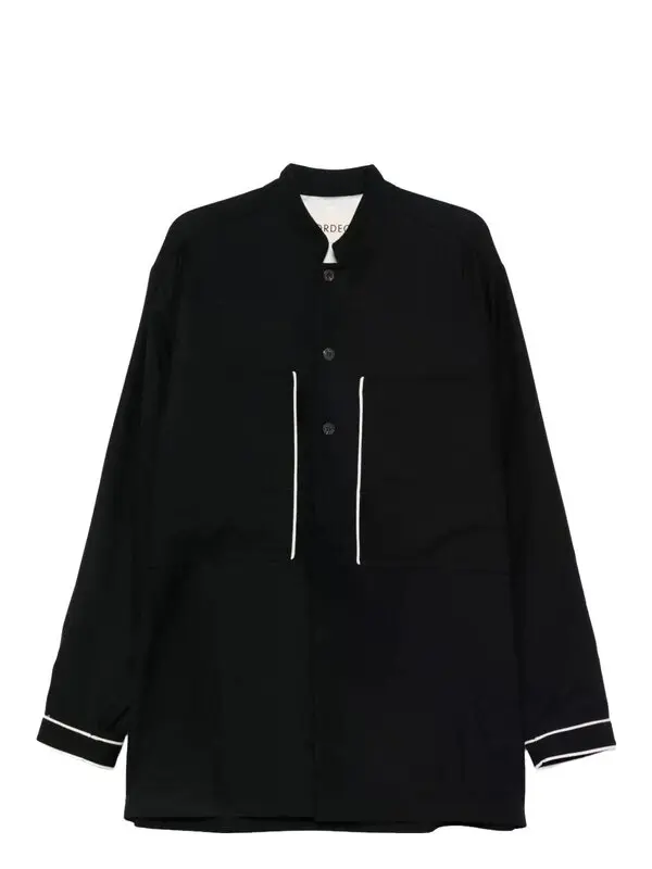 MORDECAI Virgin-wool Shirt - Black