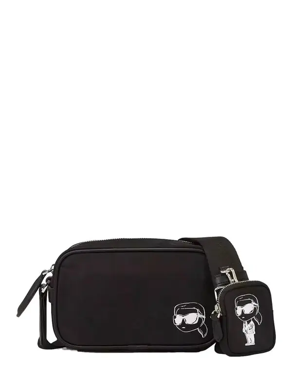 Karl Lagerfeld Ikon Cross Body Bag - Black