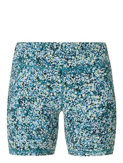 Sweaty Betty Power 6' Cycling Shorts - Blue Meadow Print