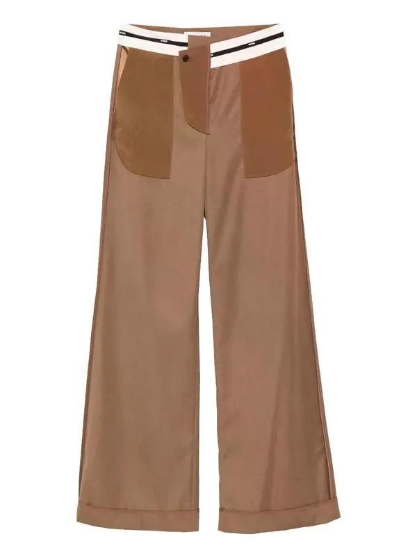 Monse Tailored Wide-leg Trousers - Neutrals