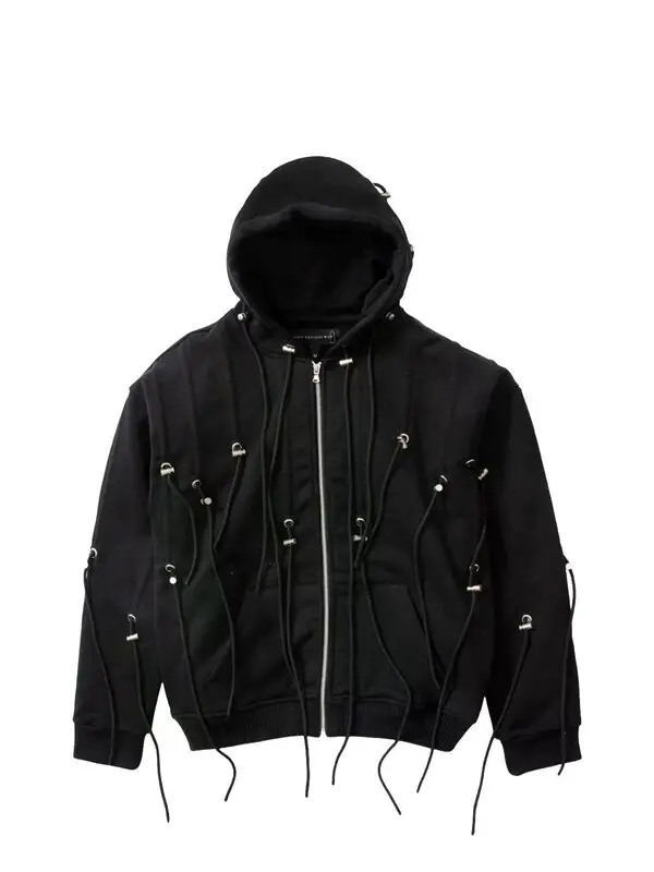 WHO DECIDES WAR BY EV BRAVADO String Theory Hoodie - Black