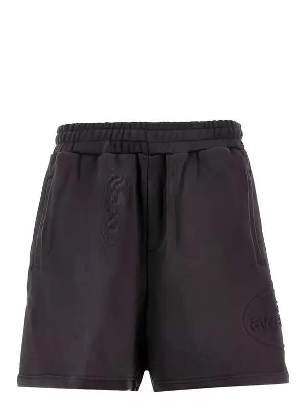 AWAKE NY Embossed-logo Shorts - Black