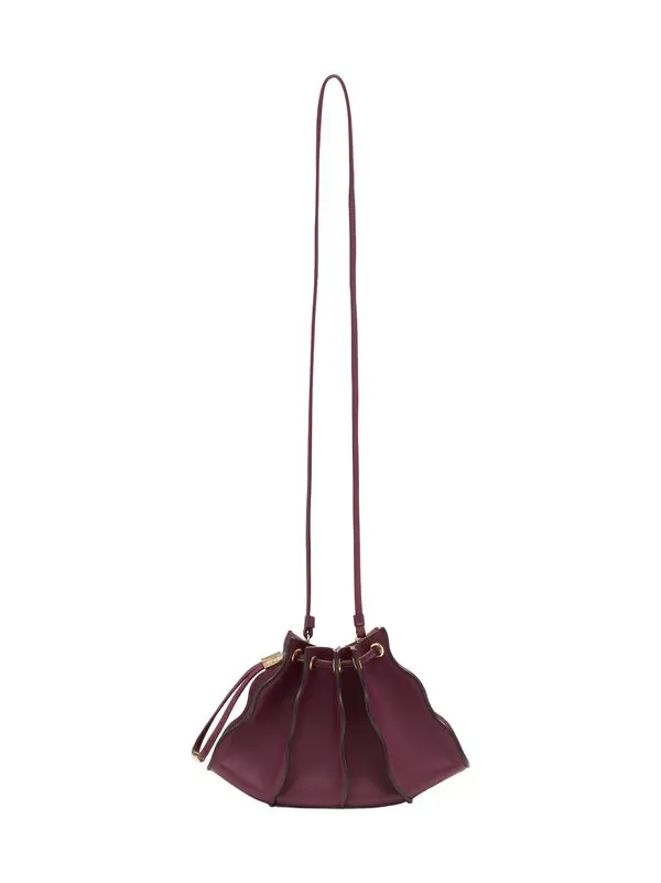 Ulla Johnson Adria Mini Crossbody Handbag - Bordeaux