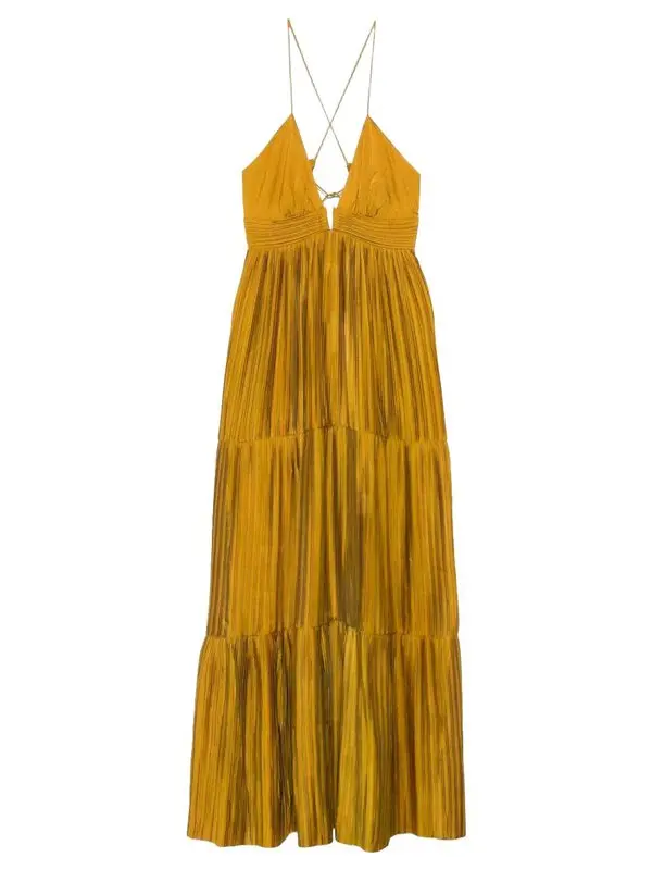 Ba&sh Wasta Midi Dress - Yellow