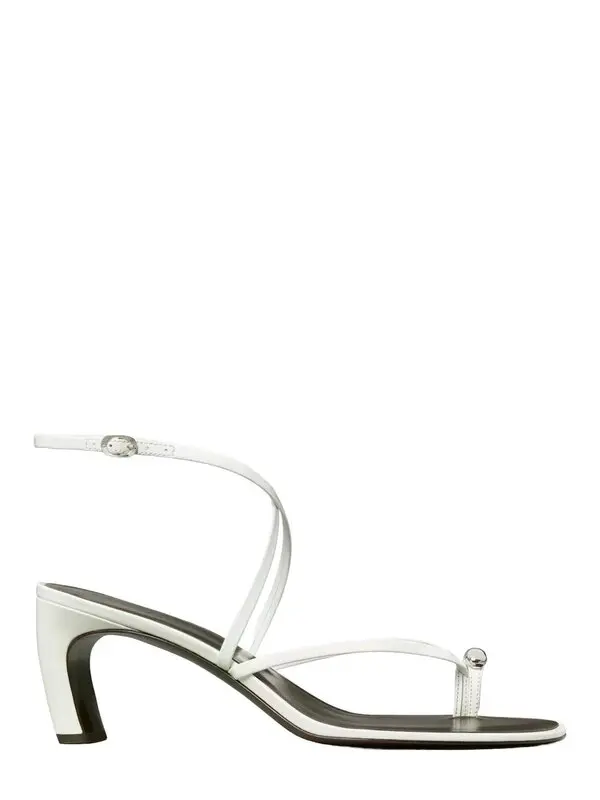 Tory Burch 65mm Pierced Strappy Sandals - White