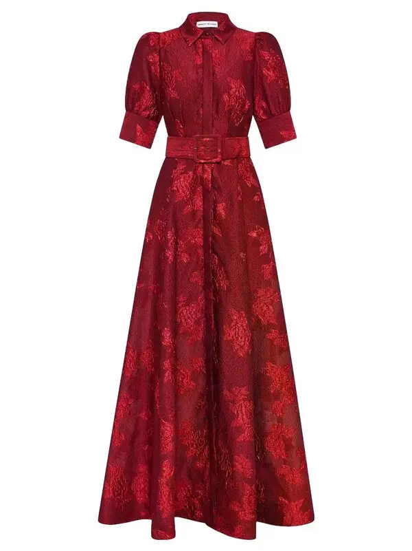 Rebecca Vallance Henrietta Gown - Red