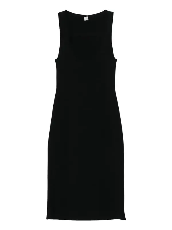 TOTÊME Midi Tank Dress - Black